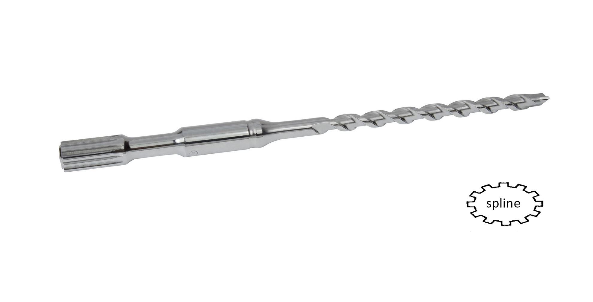 1" x 48" Spline Bit Quad, Each | Concrete Fasteners